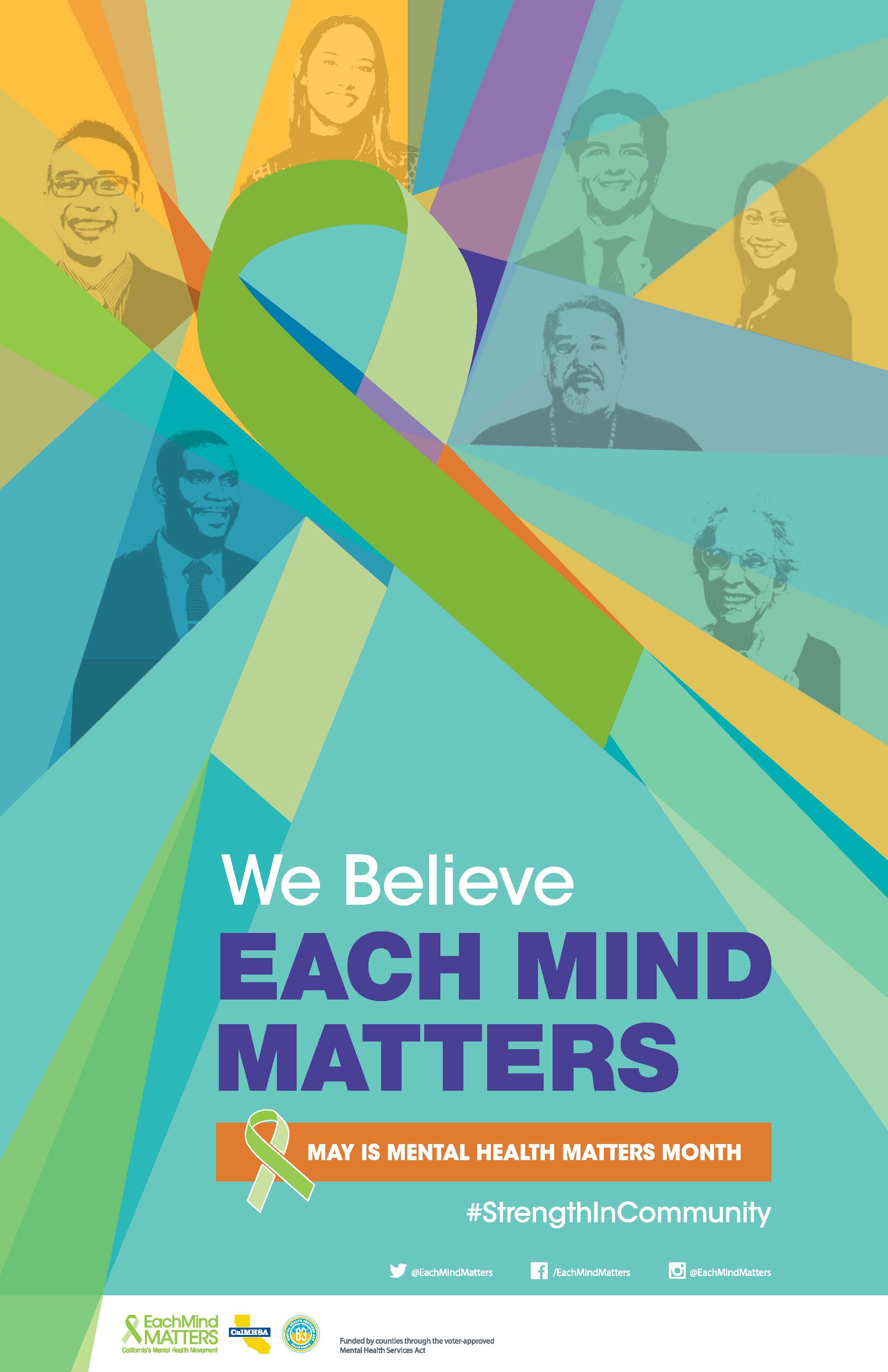 May Is Mental Health Matters Month Poster 2019